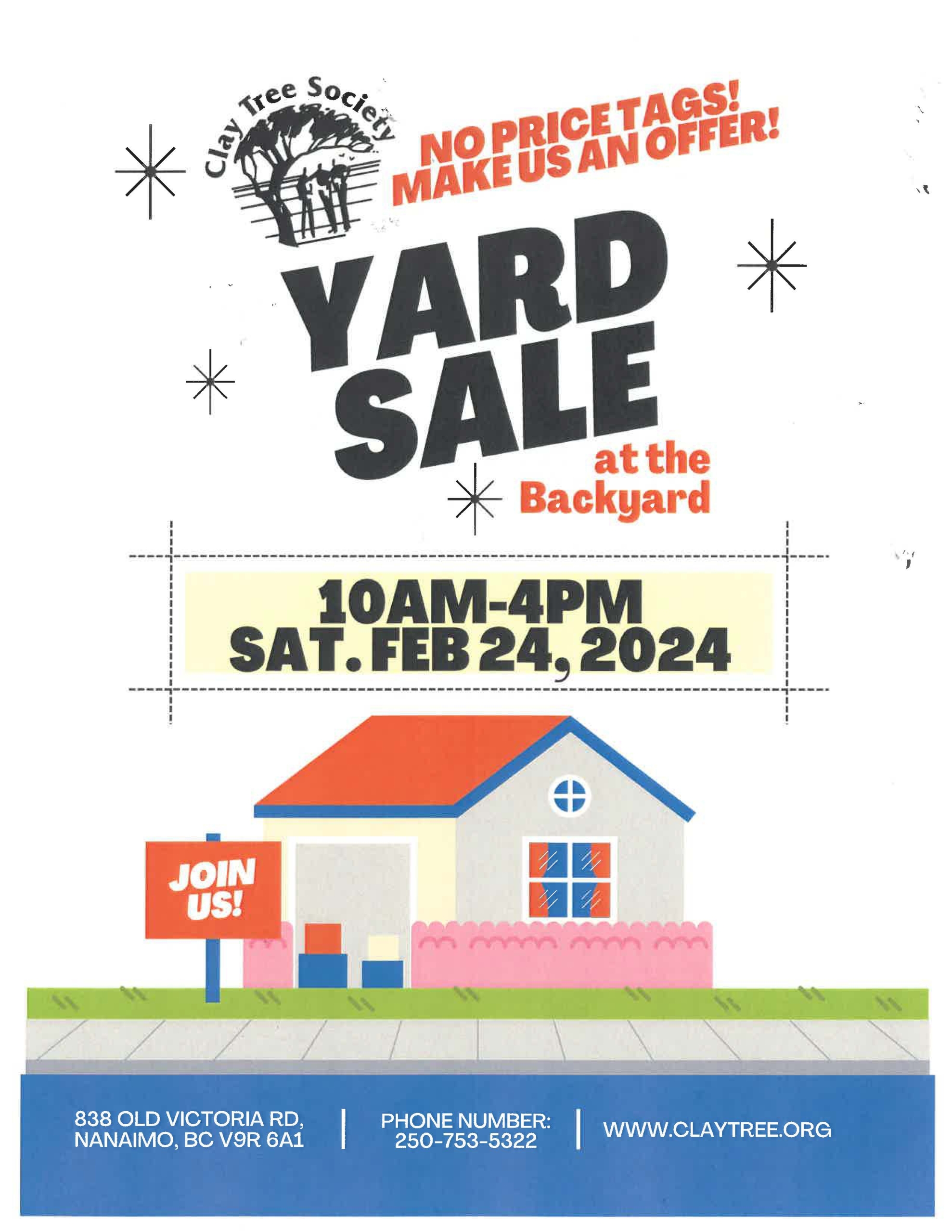 Clay Tree Yard Sale - ClayTree Society